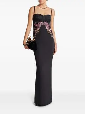 Etro Embroidered Silk Dress