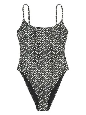 Tory Burch Gemini Swimsuit - Black