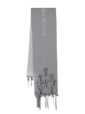 Viktor & Rolf Logo-jacquard Scarf