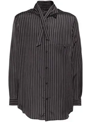 Yohji Yamamoto Striped Shirt - Purple