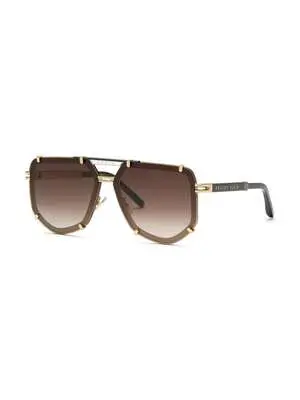 Philipp Plein Pilot Sunglasses - Black