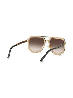 Philipp Plein Pilot Sunglasses - Black