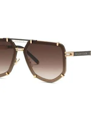 Philipp Plein Pilot Sunglasses - Black