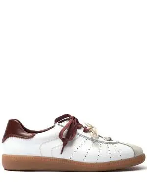 SCAROSSO Double-shoe Lace Trainers - White