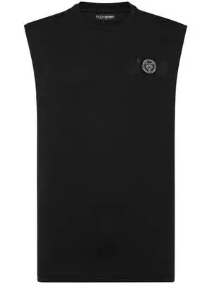 PLEIN SPORT Round-neck Sleeveless T-shirt