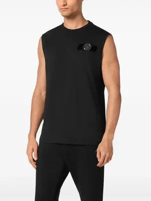 PLEIN SPORT Round-neck Sleeveless T-shirt