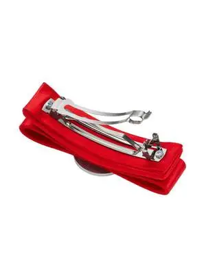 Versace Ribbon Hair Clip - Red