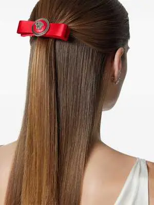 Versace Ribbon Hair Clip - Red