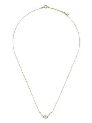 Mizuki 14k Pearl And Diamond Necklace - Gold