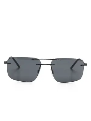 Moncler Square-frame Sunglasses - Black
