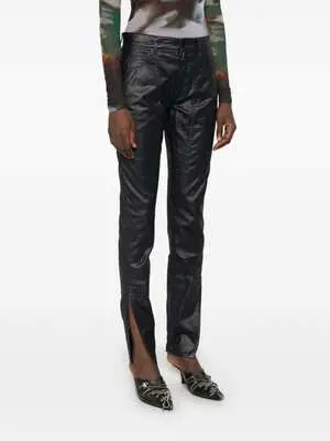 MUGLER Coated-finish Trousers