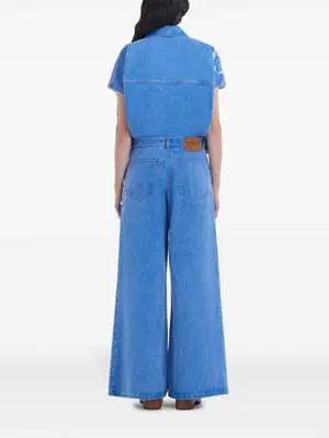 Marni Embroidered Straight-leg Jeans