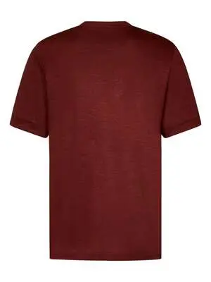 FRANZESE COLLECTION Alain Delon Cashmere T-shirt - Red