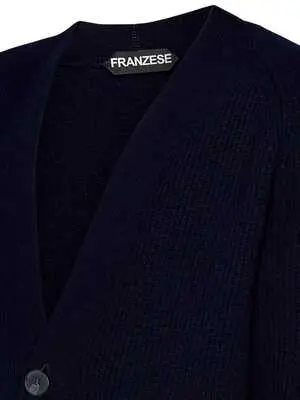 FRANZESE COLLECTION Ribbed Cashmere Cardigan