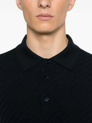Brioni Trama Polo Shirt - Blue
