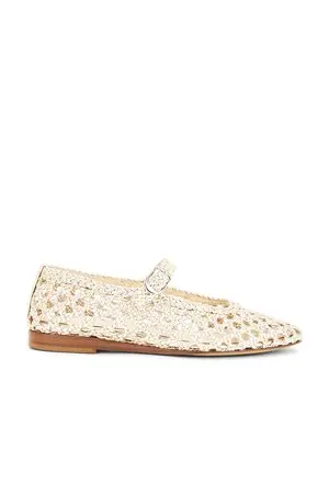 Le Monde Beryl Gold Tone Shoes For Women