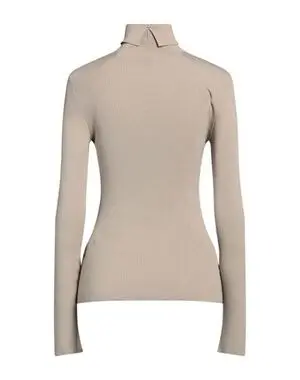 Burberry Turtleneck Knit Top - Beige