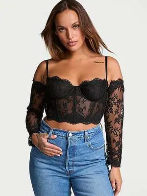 Victoria's Secret Lace Convertible Corset Top