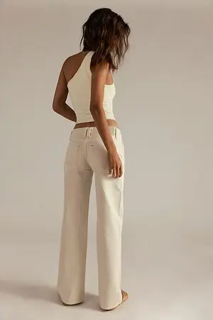 Free People We The Free Tennessee Low-rise Boyfriend Jeans - Ecru