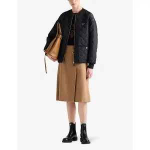 Prada Quilted Re-nylon Jacket - Blue