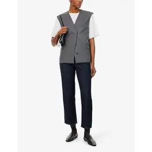 FRAME The Hang Five-pockets Straight-leg Mid-rise Denim Jeans - Homer
