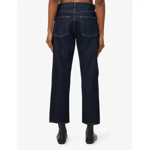 FRAME The Hang Five-pockets Straight-leg Mid-rise Denim Jeans - Homer
