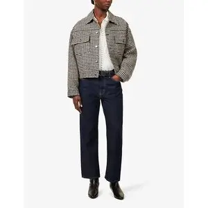 FRAME The Hang Five-pocket Straight-leg Mid-rise Denim Jeans - Rinse