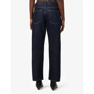 FRAME The Hang Five-pocket Straight-leg Mid-rise Denim Jeans - Rinse