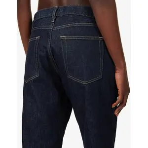 FRAME The Hang Five-pocket Straight-leg Mid-rise Denim Jeans - Rinse