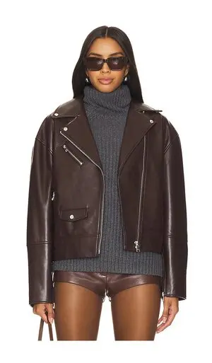 LAMARQUE Andrade Leather Biker Jacket