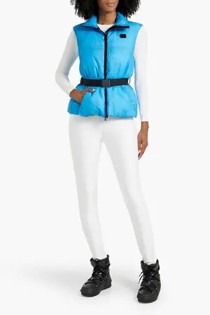 ERIN SNOW Nix Appliquéd Vest - Turquoise