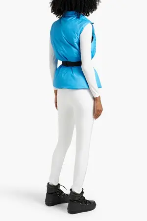 ERIN SNOW Nix Appliquéd Vest - Turquoise