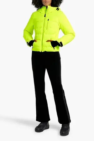 Aztech Mountain Nuke Suit Quilted Down Ski Jacket - Bright Yellow