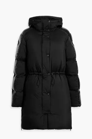 Aztech Mountain Badrutts Quilted Hooded Down Coat - Black