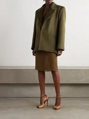 Saint Laurent Oversized Wool Coat