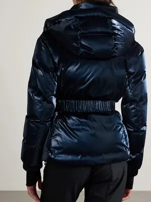 Perfect Moment Johnnie Walker Candice Quilted Down Ski Jacket - Blue