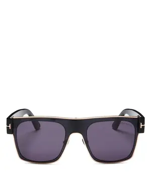 TOM FORD Metal Accent Square Sunglasses