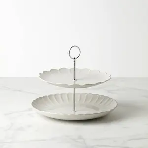 LENOX French Perle Tiered Stand