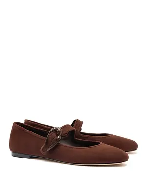 Larroude Verona Flats - Brown