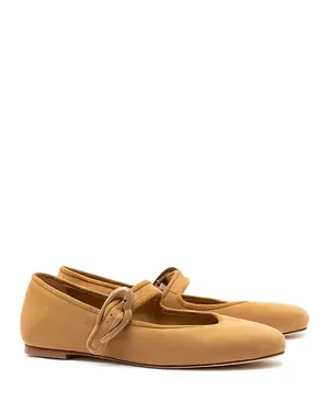 Larroude Verona Flats - Peanut