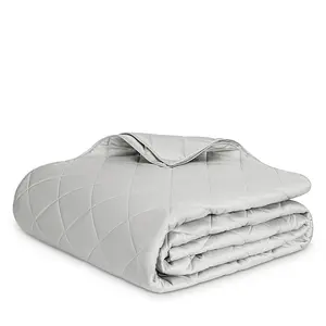 MATOUK Nocturne Sateen Quilt, King - Silver