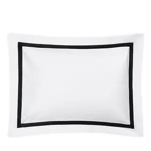 MATOUK Lowell Diamond Matelasse King Sham - Black