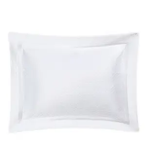 MATOUK Lowell Diamond Matelasse King Sham - Bone