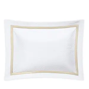 MATOUK Lowell Diamond Matelasse King Sham - Dune