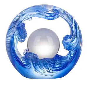 LIULI As The Good World Turns Earthly Turning Of Ruyi - Blue