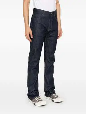 Rick Owens Jim Cut Jeans In Blue - 50% Off | Editorialist