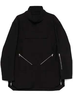 Funnel Neck Outerwear For Men