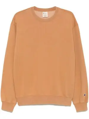 Champion Logo-patch Sweatshirt - Orange