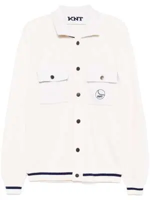 Kiton Embroidered Logo Jacket