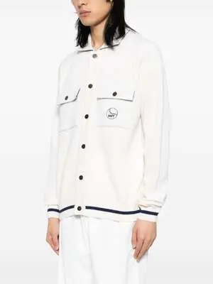 Kiton Embroidered Logo Jacket